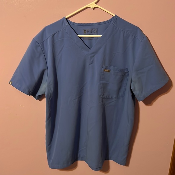Figs | Shirts | Mens Figs Technical Collection Ceil Blue Scrub Top ...